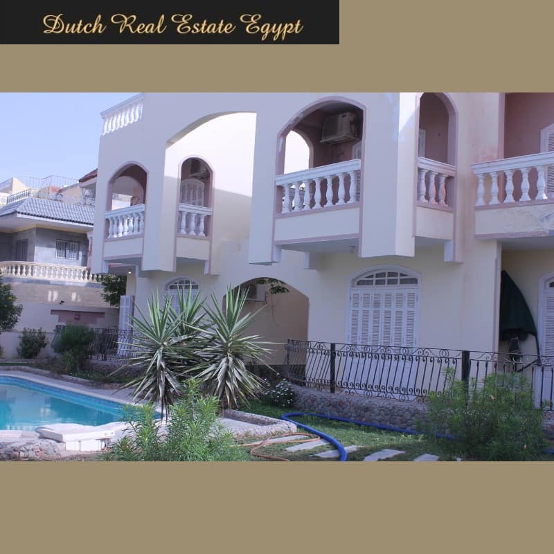 4 bedrooms villa with pool and garden, Mubarak 7. Hurghada P-1VC3GICW. Sale