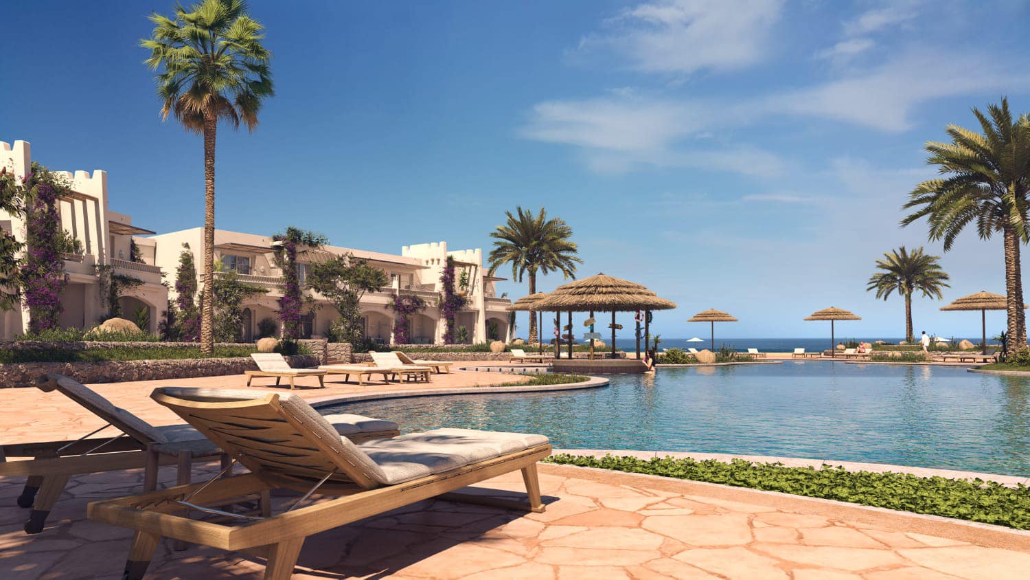 Apartments under construction with seaview, Lagoon. Dahab P-0BY0NGLH. Sale