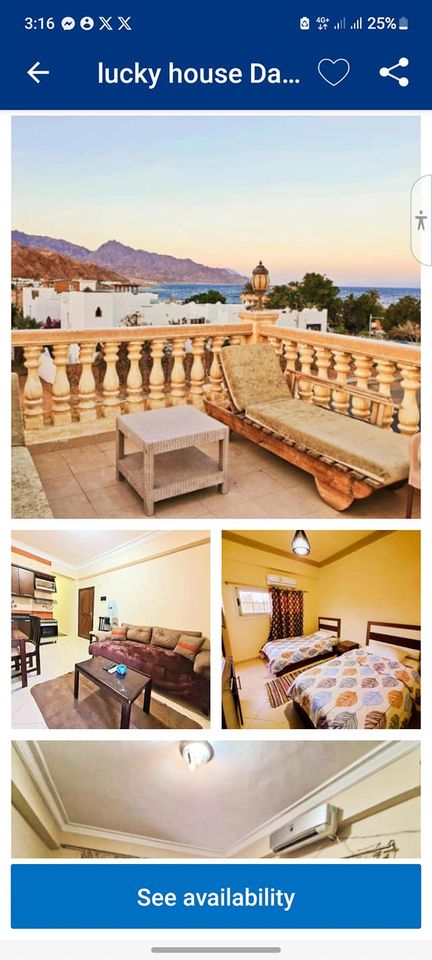 Luxurious rooftop studio with seaview, Blue Hole road. Dahab P-OX9DURFI. Sale